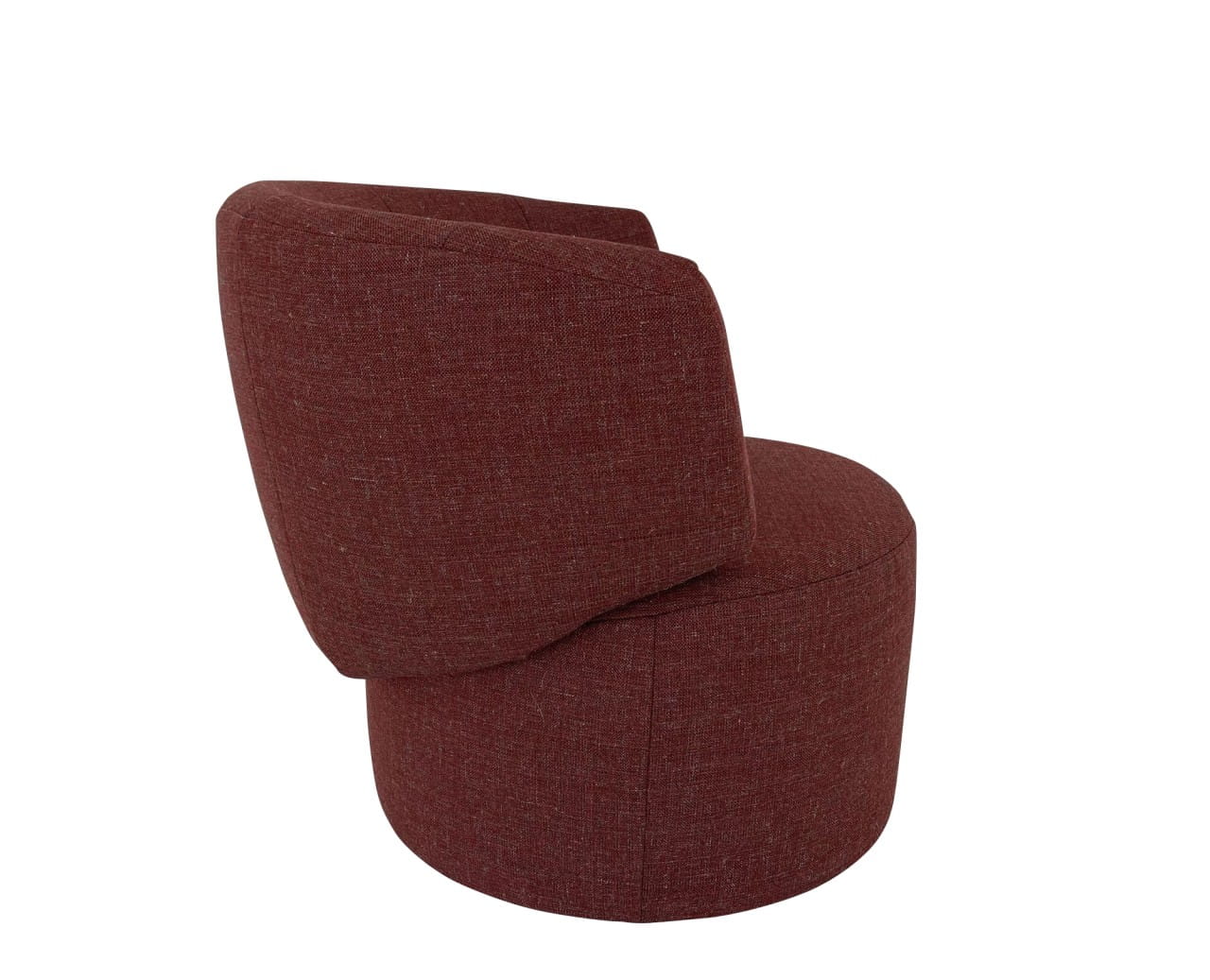 ROLF BENZ 684 SE Drehsessel im Stoff dunkelorange